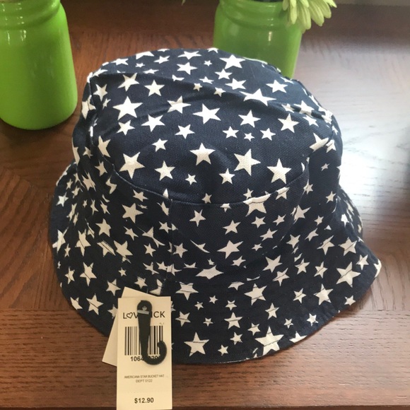 Lovesick | Accessories | Americana Star Bucket Hat | Poshmark